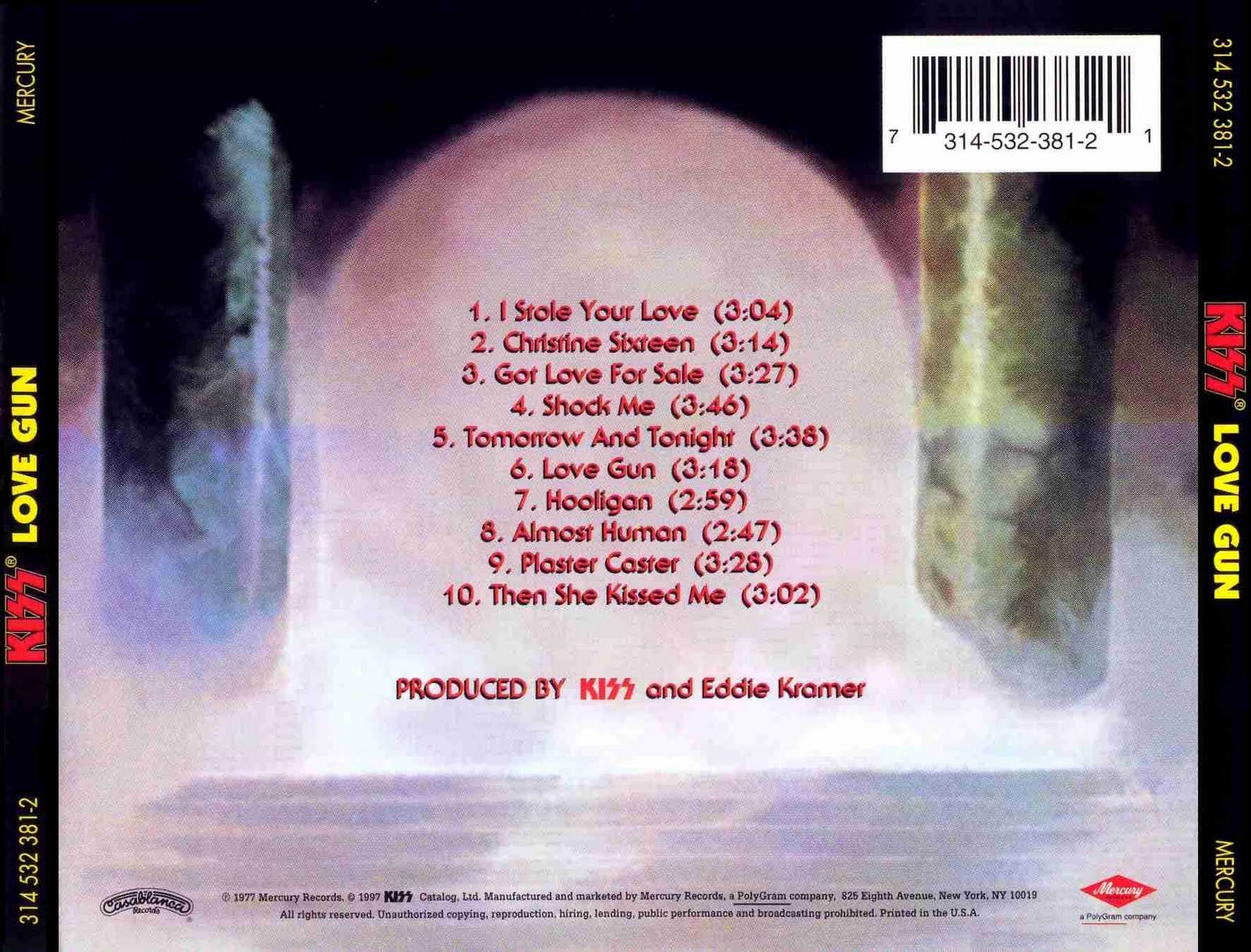 Kiss Love Gun Album Vinyl at Robin Alexander blog